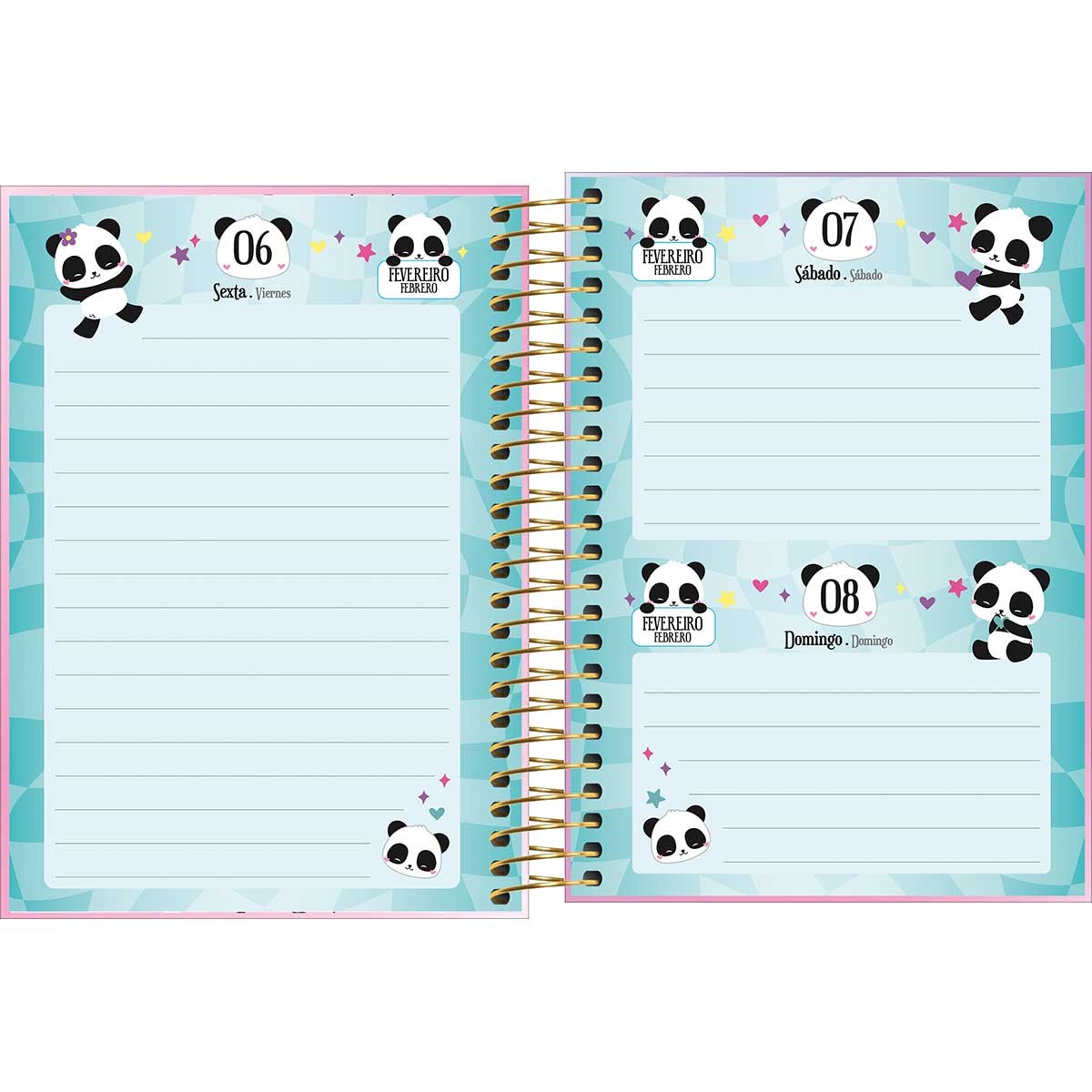 Agenda Espiral 11 x 15,4 mm Lovely Friend 2026 - Lovely Friend - Agendas, Agenda Jovem - Tilibra