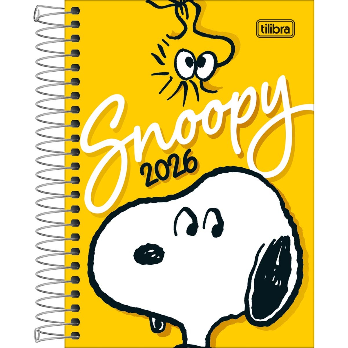 Agenda Espiral Diária 12,9 x 18,7 cm Snoopy 2026 - Snoopy - Agendas ...