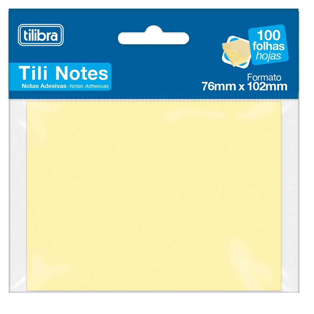 Bloco Adesivo Tili Notes 76x102mm 100 Folhas Amarelo - Tilibra ...
