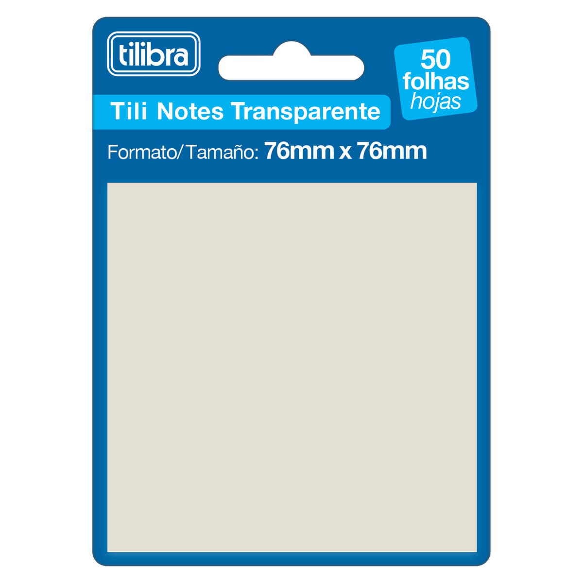 Bloco Adesivo Tili Notes 76x76mm 50 Folhas Transparente - Tilibra ...