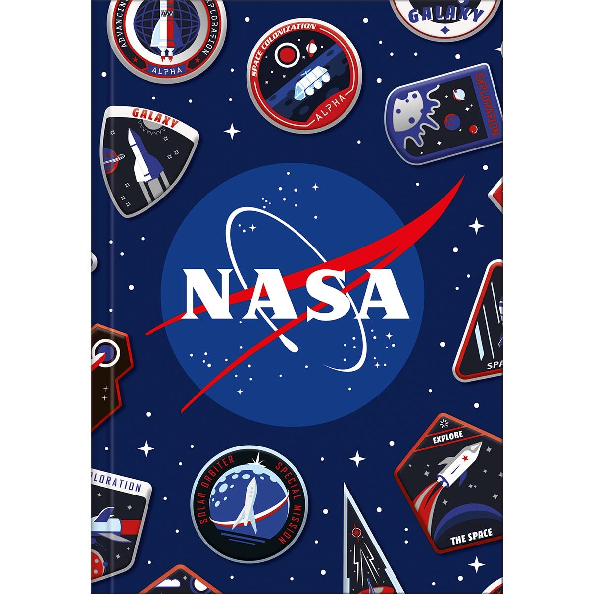 Caderno Brochura Capa Dura 1/4 Nasa 80 Folhas - Nasa - Cadernos ...
