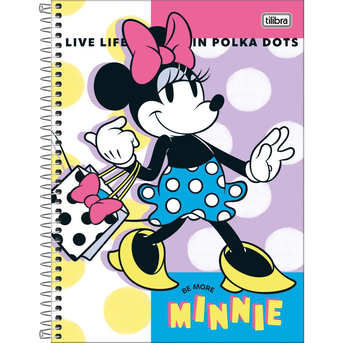 Caderno Capa Dura Universitário Minnie Fit 1 Matéria 80 Folhas - Minnie ...