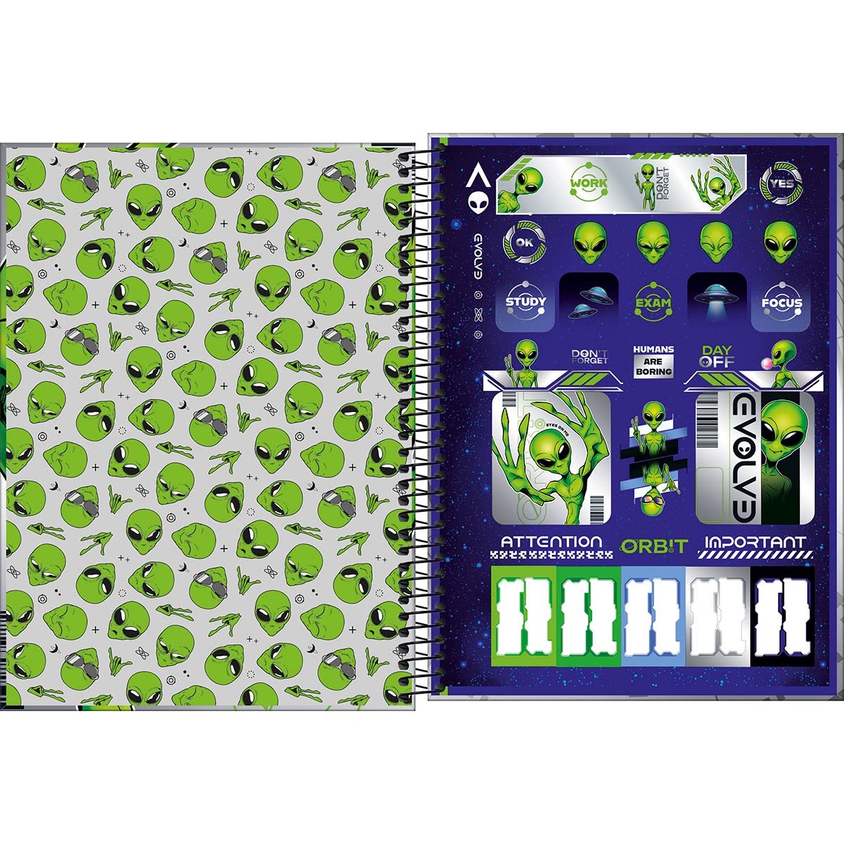 Caderno Capa Dura Universitário Orbit 10 Matérias 160 Folhas - Orbit ...