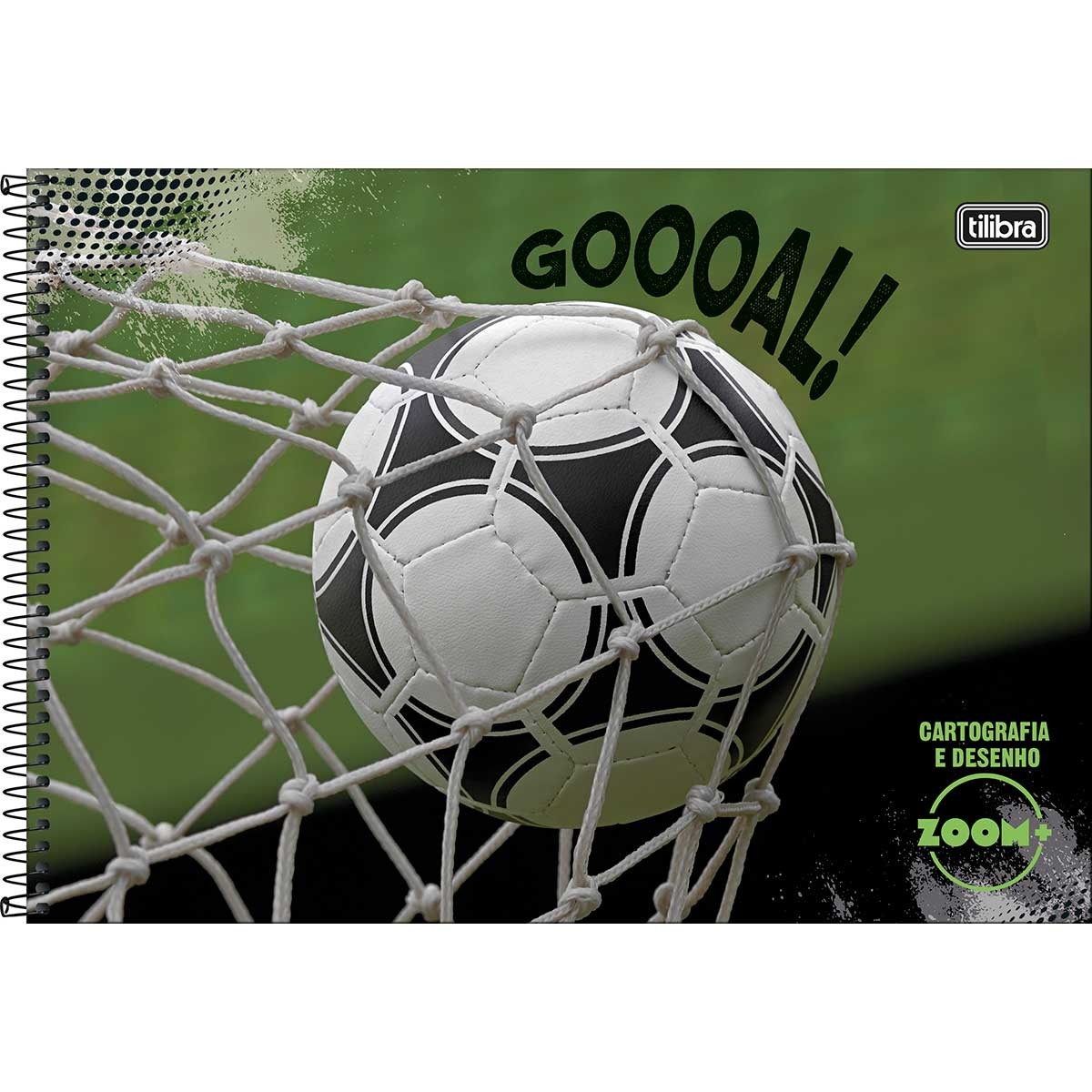 Caderno de Cartografia e Desenho Espiral Capa Dura Zoom+ Masculino 96 ...