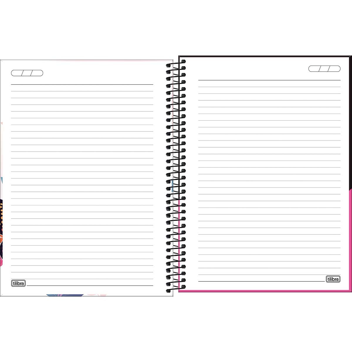 Caderno Espiral Capa Dura Universitário 1 Matéria Bloom 80 Folhas ...