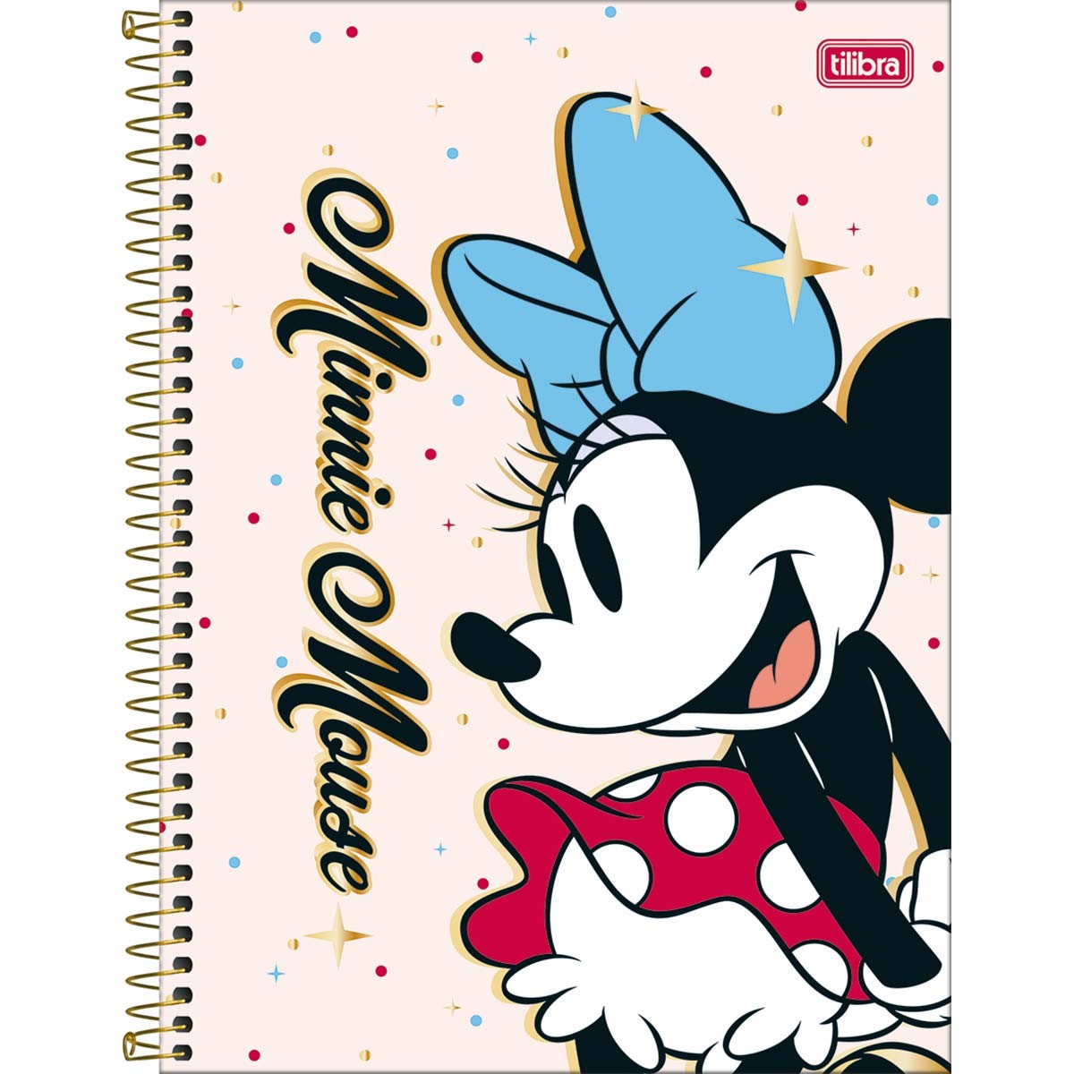 Caderno Espiral Capa Dura Universitário 1 Matéria Minnie Core 80 Folhas ...
