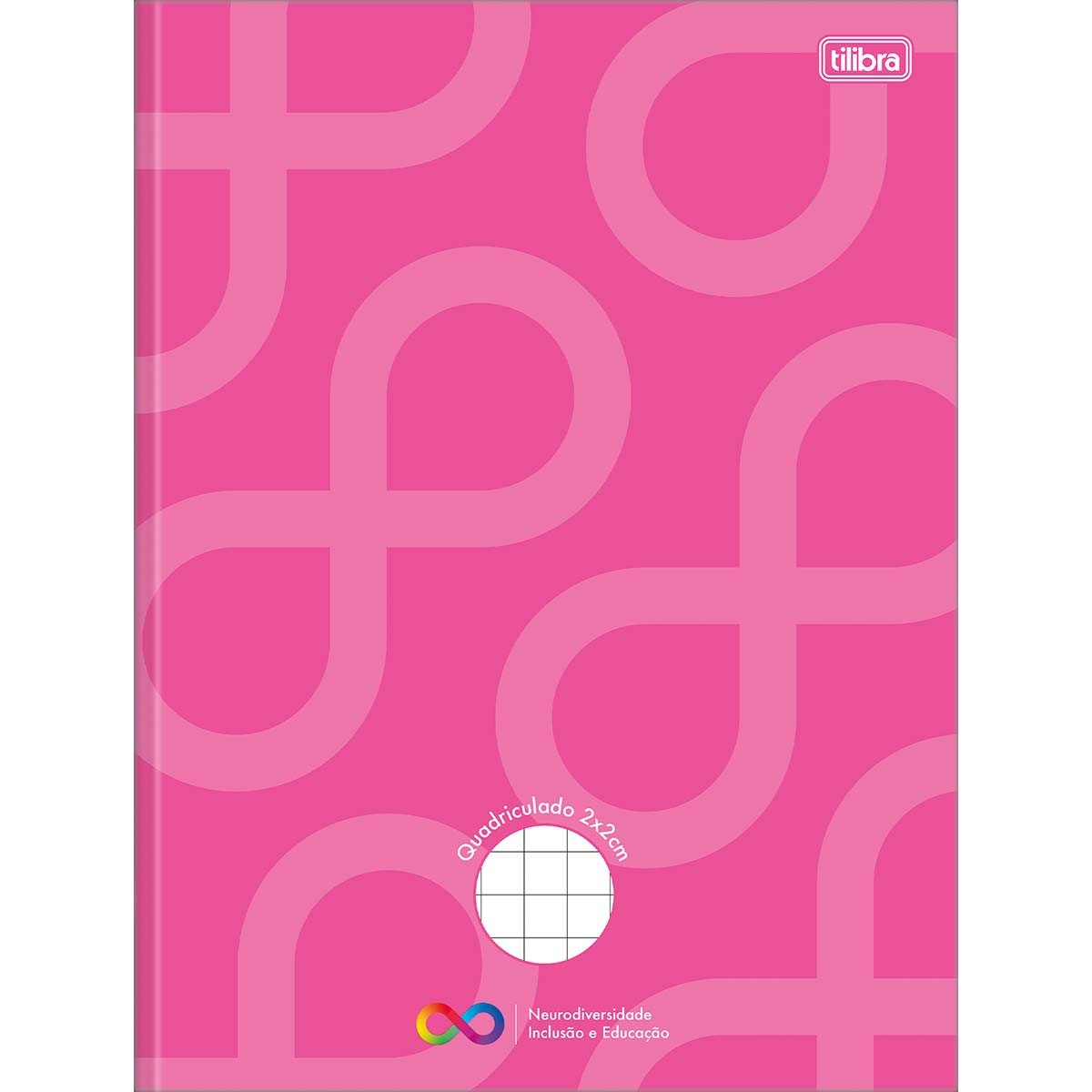 Caderno Quadriculado 2X2 cm Brochura Capa Dura Tilibra Neuro 40 Folhas ...