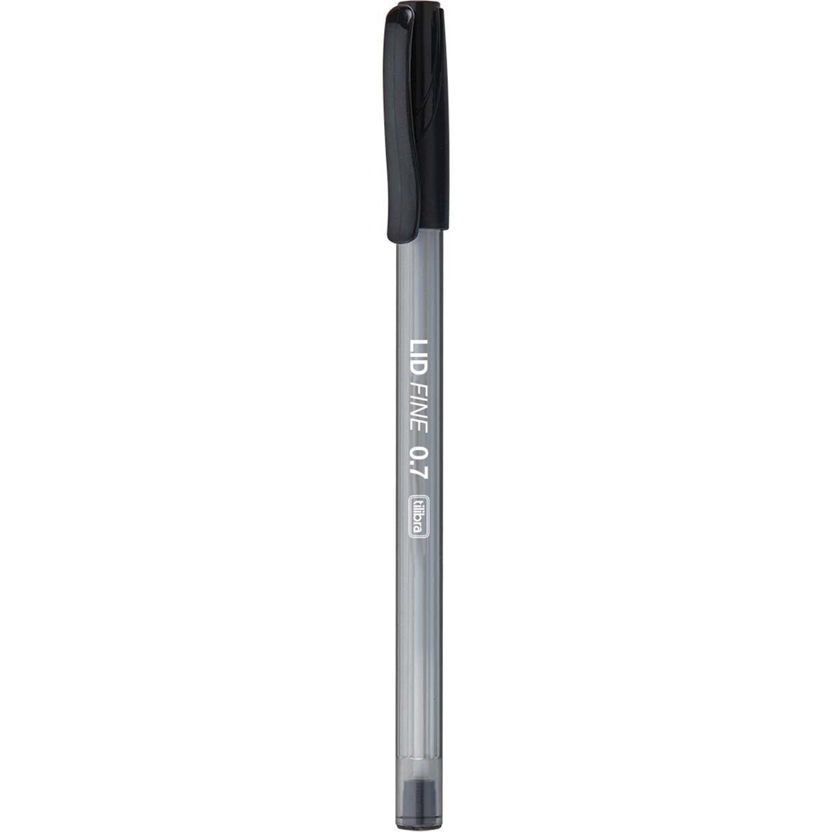 Caneta Esferográfica 0.7mm Lid Fine Preta - Tilibra - Escrita, Caneta ...