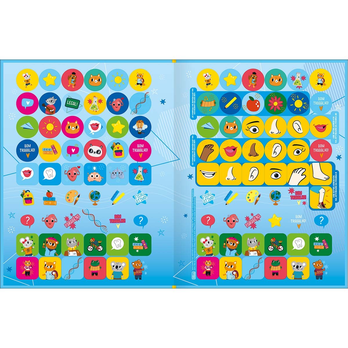 Cartilha de Atividades de Ciências - Corpo Humano Aprender, Brincar e Colorir 16 Folhas ...