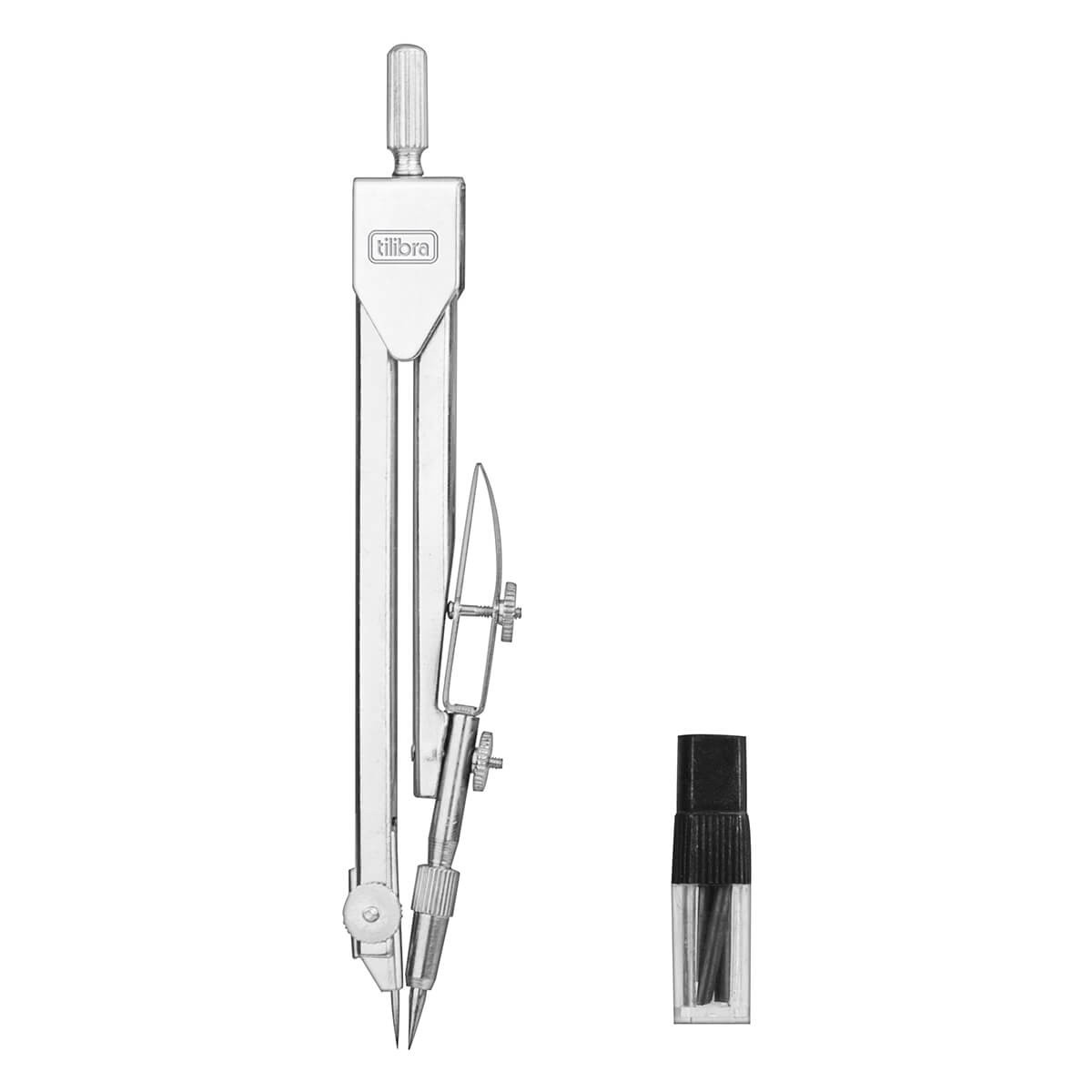 Compasso Metal com Tira-Linha C502 com Estojo - Tilibra - Escolar ...