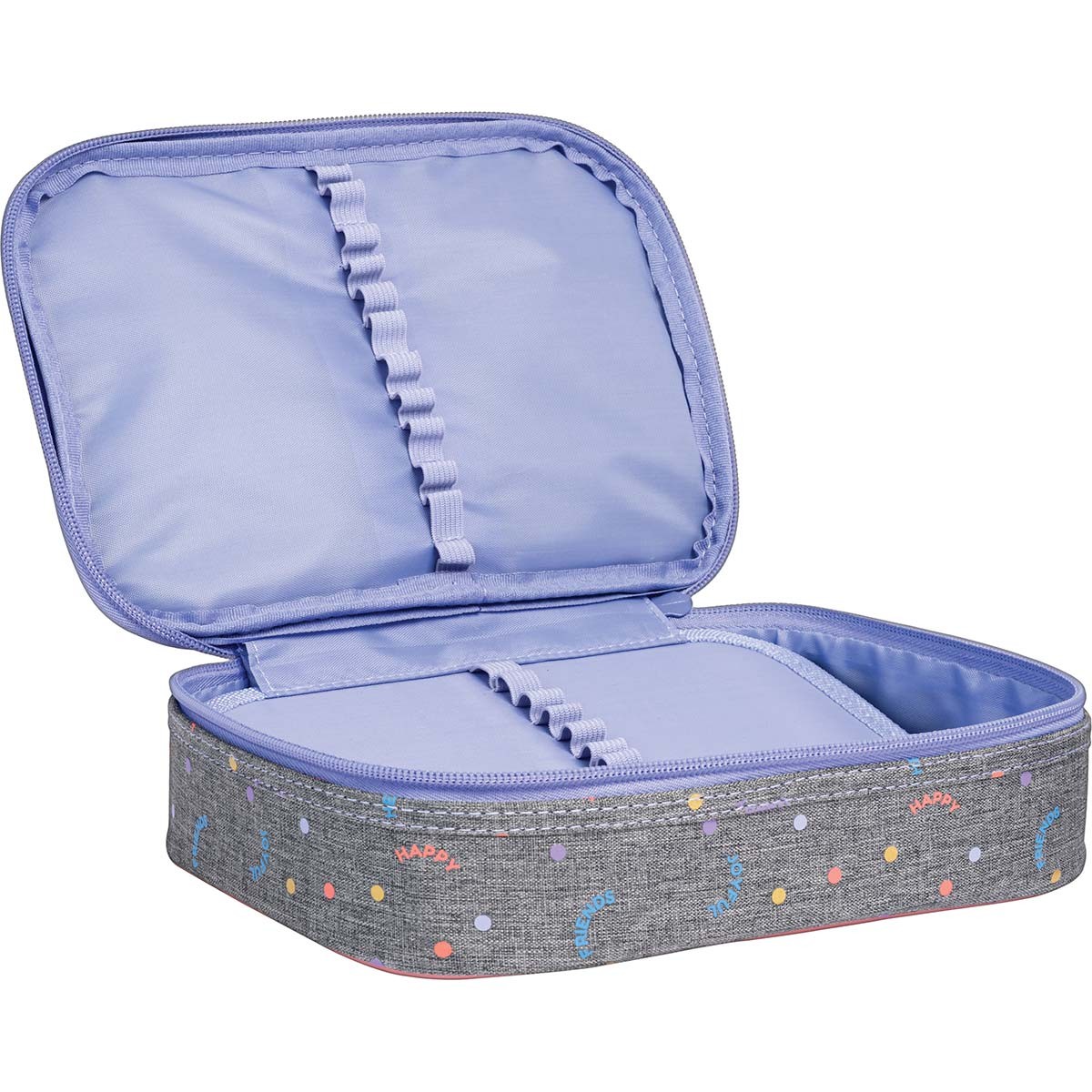 Estojo Box Académie Dots Cinza - Académie - Mochilas e Estojos, Estojo ...