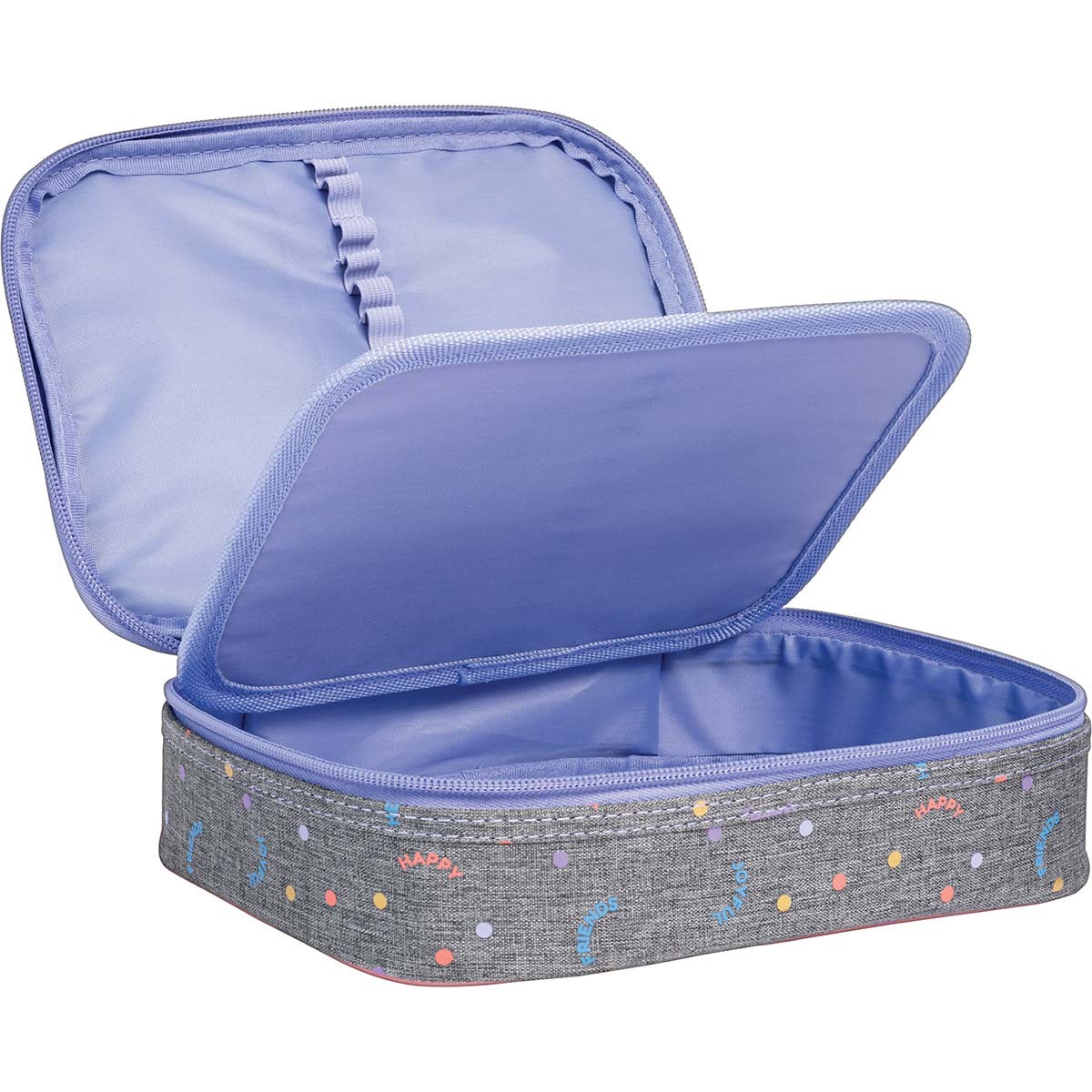 Estojo Box Académie Dots Cinza - Académie - Mochilas e Estojos, Estojo ...