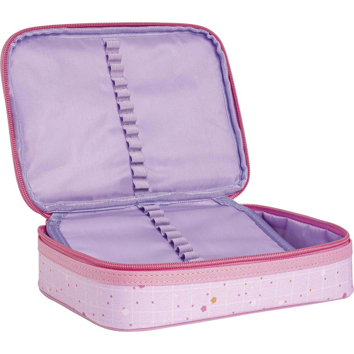 Estojo Box Académie Floral - Académie - Escolar, Estojo - Tilibra