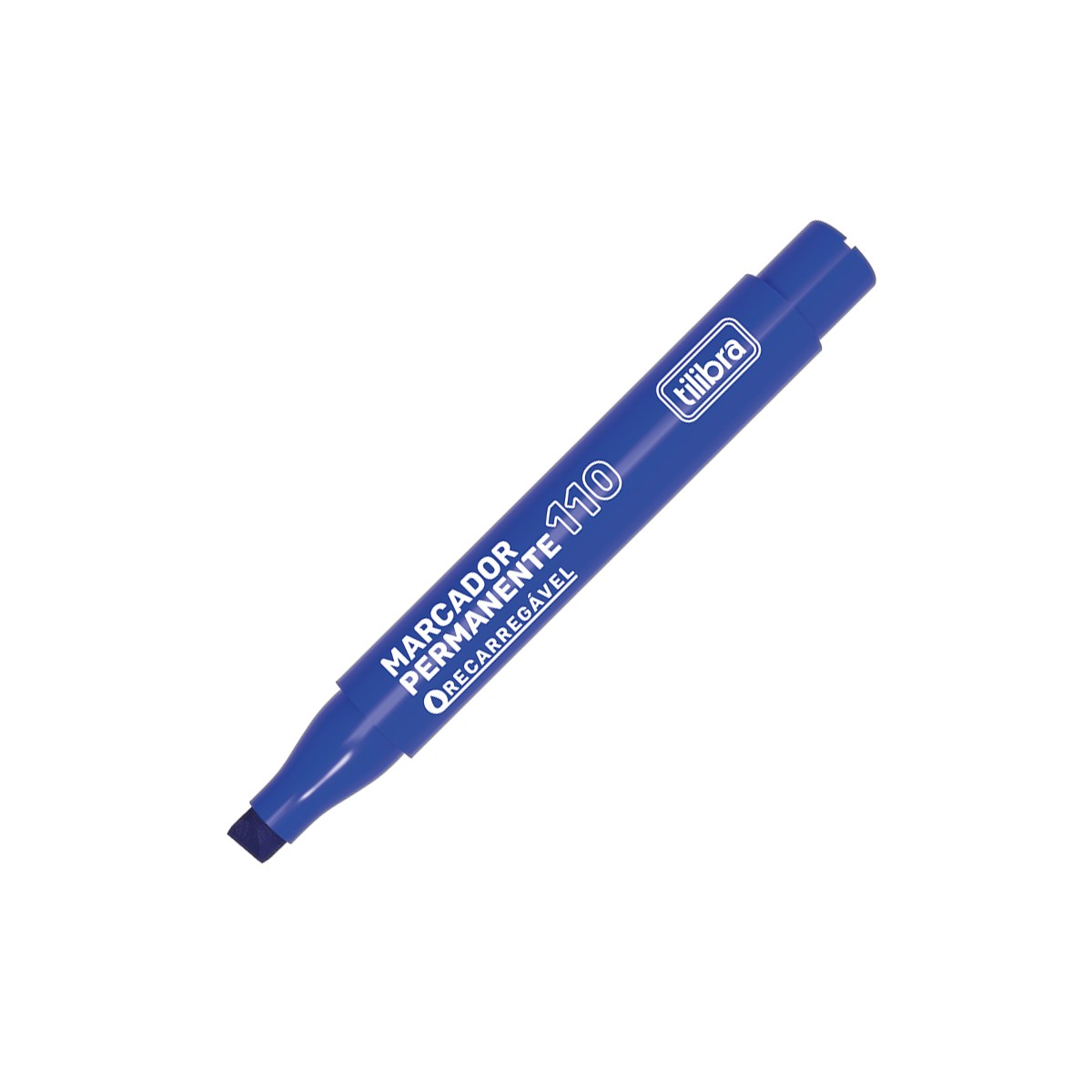 Marcador Permanente Regarregável 110 Azul - Tilibra - Escrita, Marcador ...