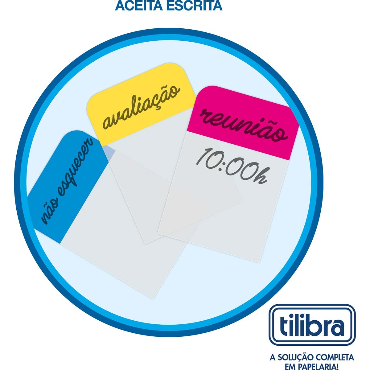 Tili Notes Tag 38 x 25mm 90 folhas 3 Cores - Tilibra - Escritório ...